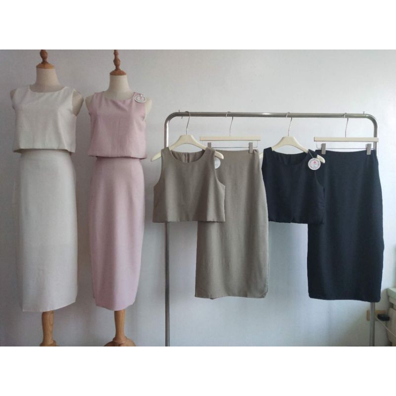 #3080 New Coords Set Top and Skirt | Shopee Philippines