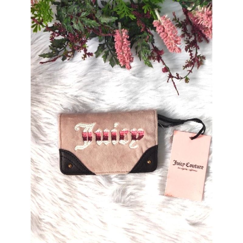 Juicy Couture Velvet Bifold Wallet | Shopee Philippines
