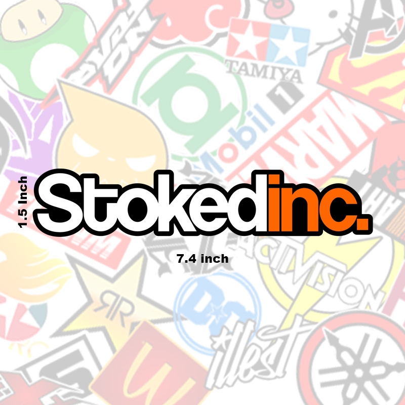 Stoked Inc. Vinyl Cut out Sticker | Shopee Philippines
