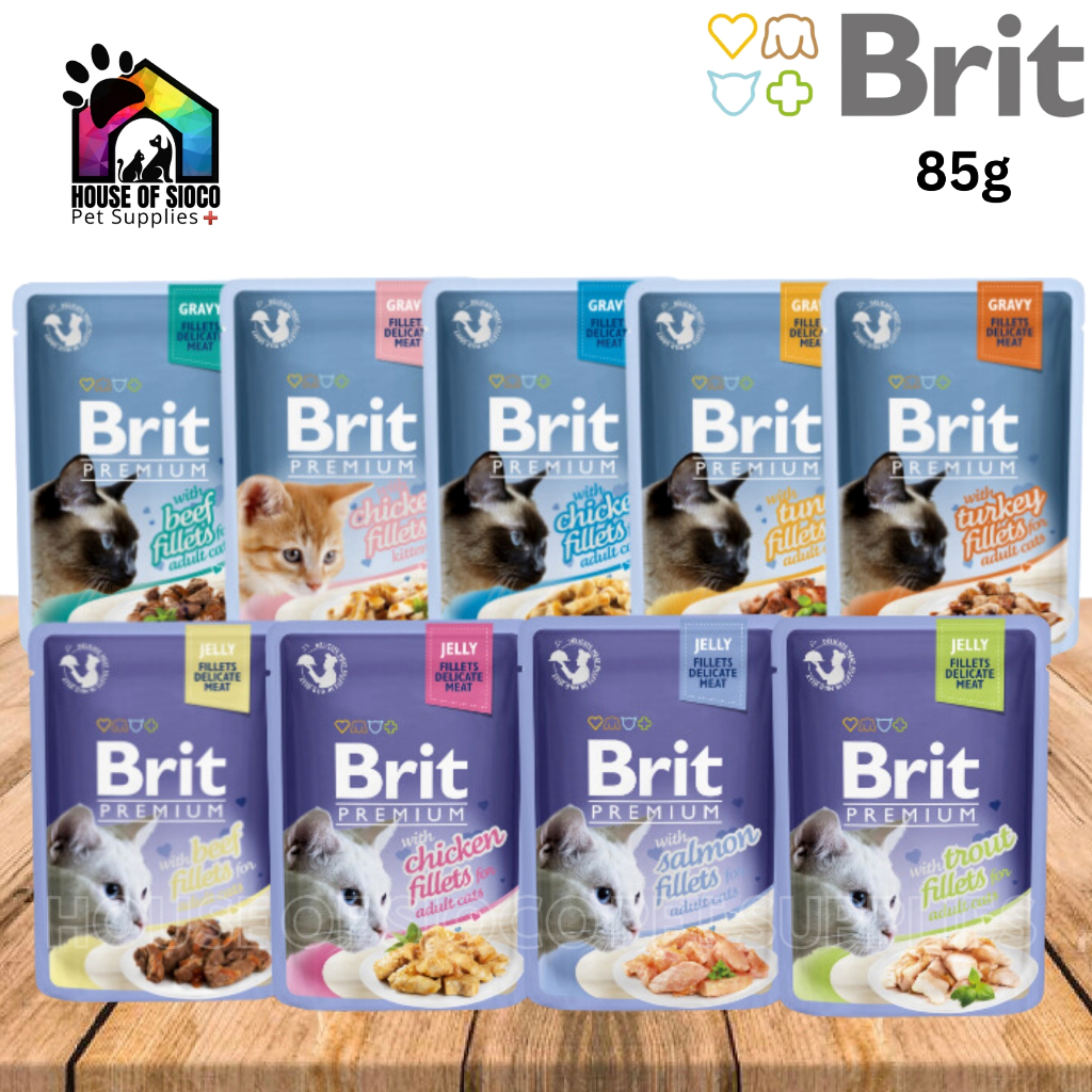 Brit Premium Cat Wet Food Fillet 85g | Shopee Philippines