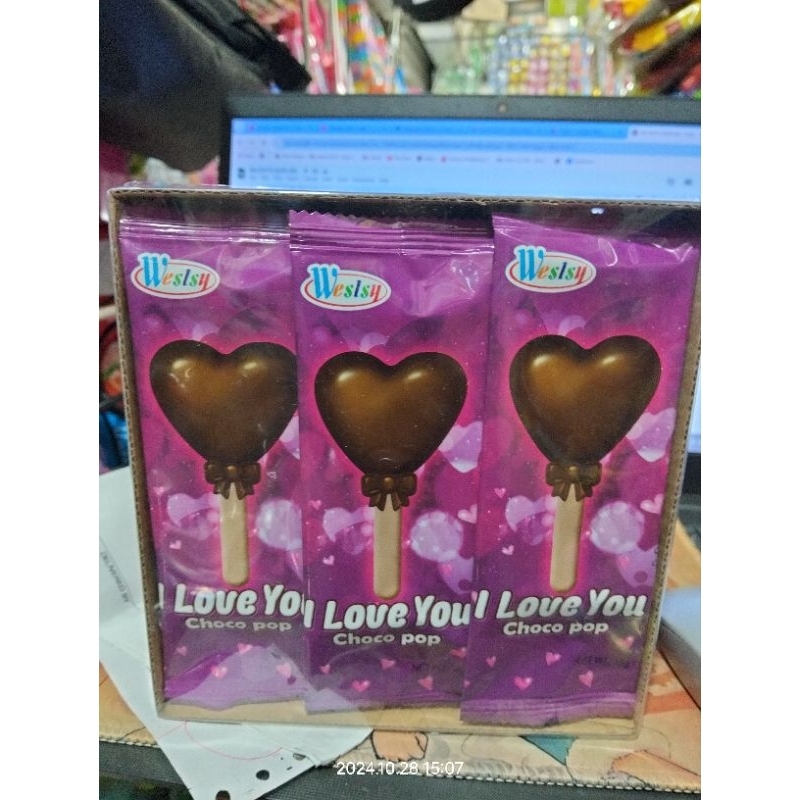 30 PACK I LOVE YOU CHOCO POP, PANINDA | Shopee Philippines