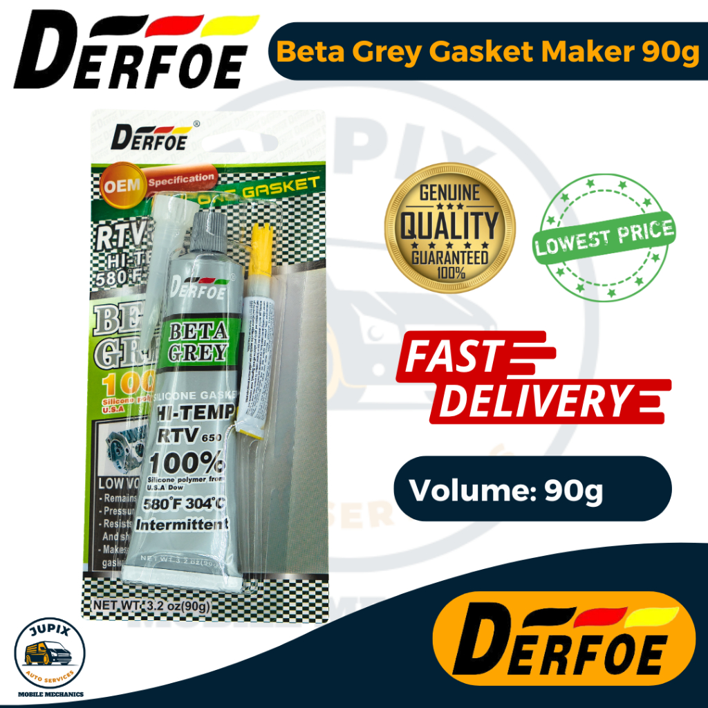 Derfoe Beta Grey Gasket Maker 90g | Shopee Philippines