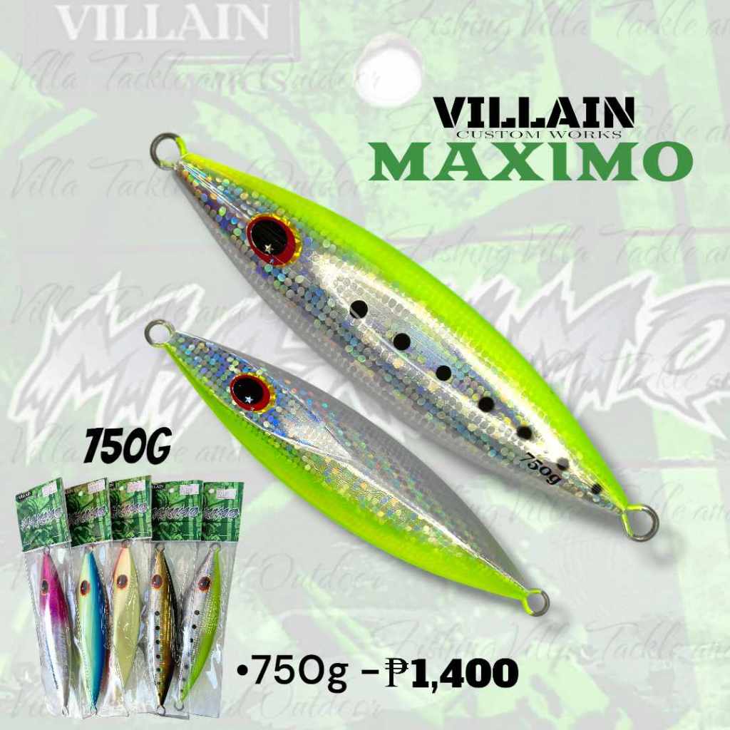 Villain Custom Works MAXIMO Fishing Jigs | Shopee Philippines