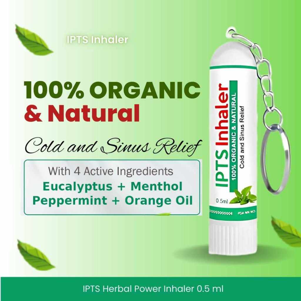 IPTS Inhaler 0.5ml 100% Organic Natural | Shopee Philippines