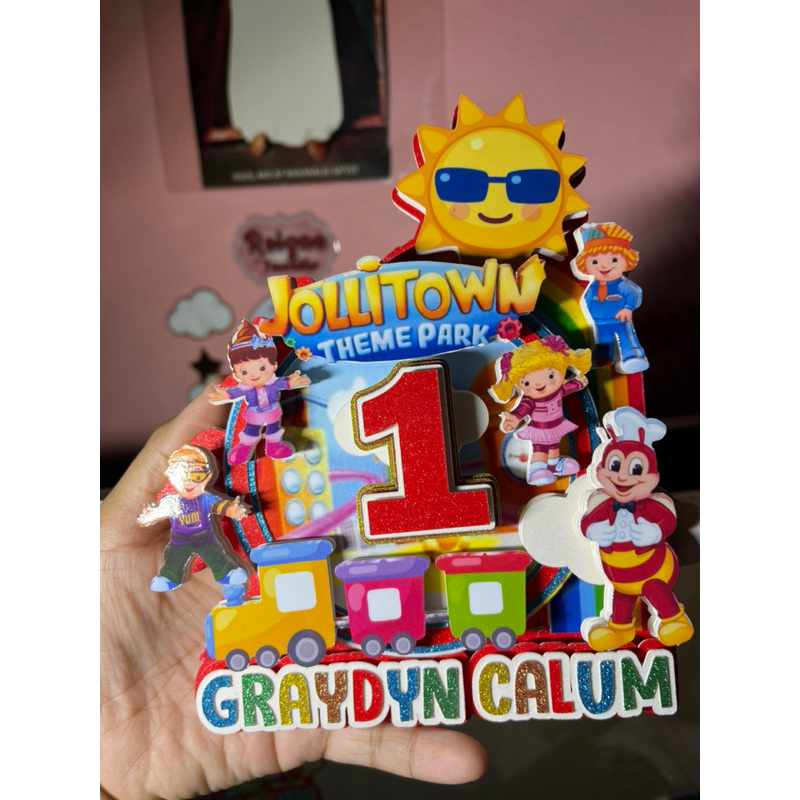 Jollitown Cake Topper Layered | Shopee Philippines