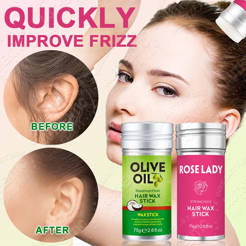 75g Hair Styling Stick Strong Control Hold Solid Wax Hair Stick ANTI ...