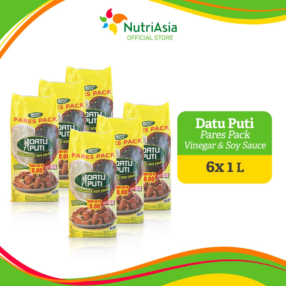 Datu Puti Pares Pack 1L Bundle of 6 | Shopee Philippines