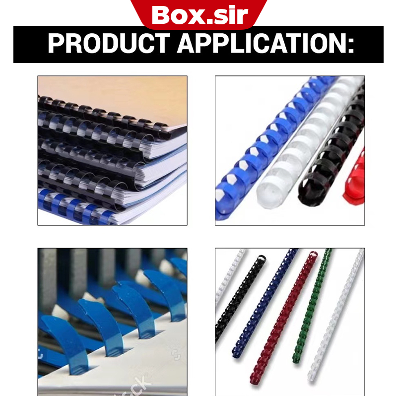 100pcs Plastic Comb Binder Rings A4 Size PVC 21Holes | Shopee Philippines