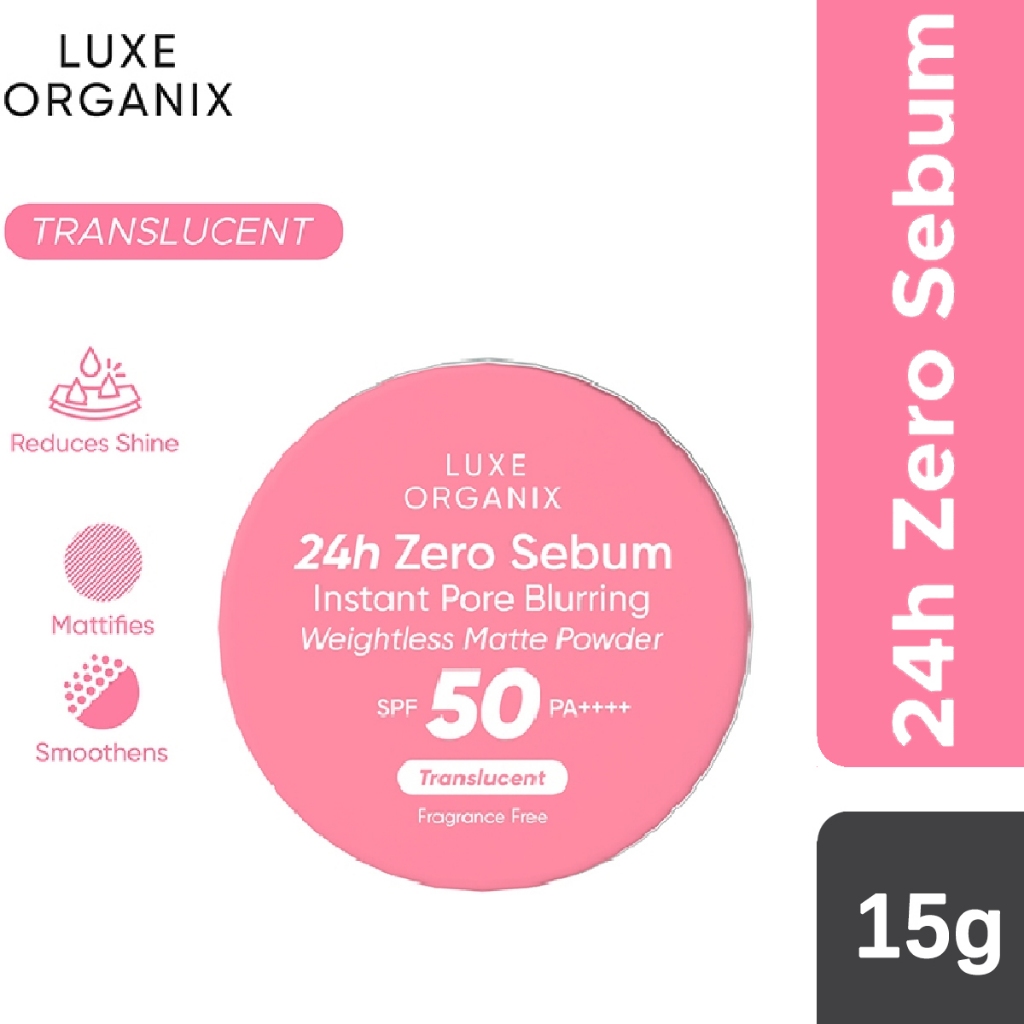 LUXE ORGANIX 24H Zero Sebum Instant Pore Blurring Weightless Matte ...