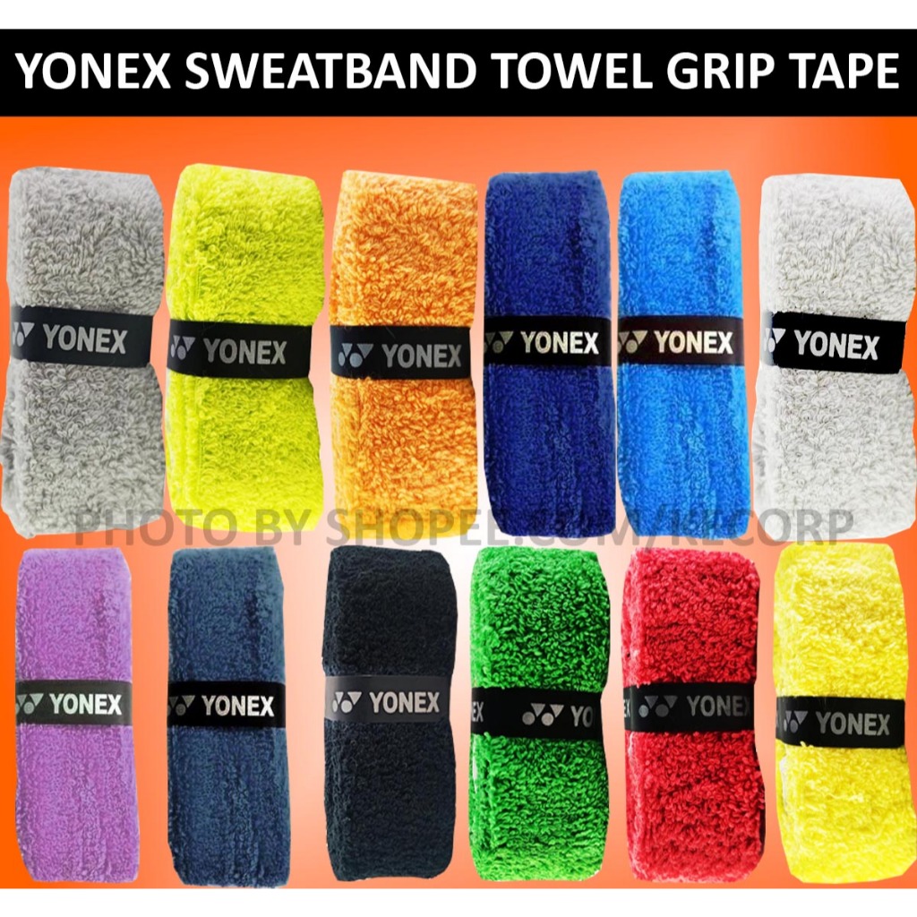 Yonex Towel Grip Sweat Band And Yonex Towel Syntheric Wrap Strong Grap ...