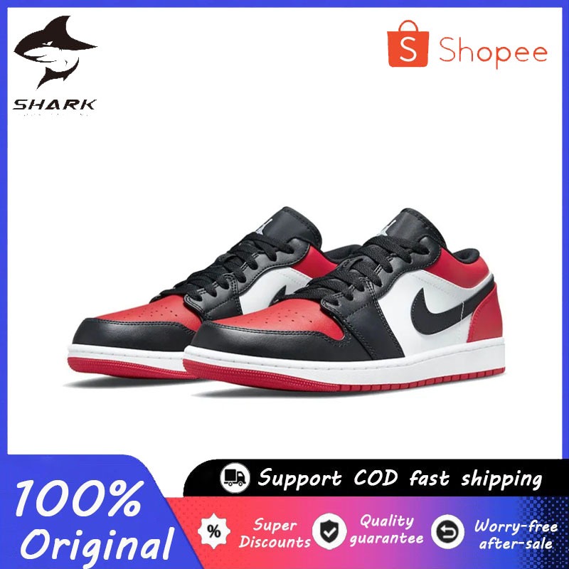 J1 Low OG"BRED TOE" anti-slip GS low-top Retro Sneakers OEM Quality ...