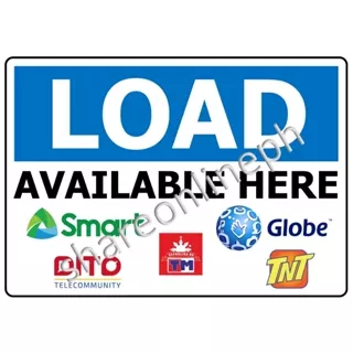 Shop load available here signage for Sale on Shopee Philippines