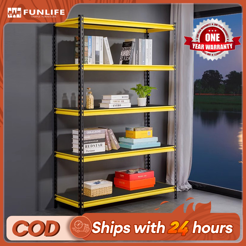 Bearing 400 kg】 4/5 Tier Heavy Duty Metal Boltless Rack kitchen Store ...