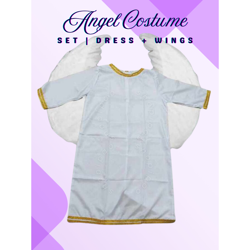 SPP Angel Costume Angel Dress Angel Wings for Kids | Shopee Philippines