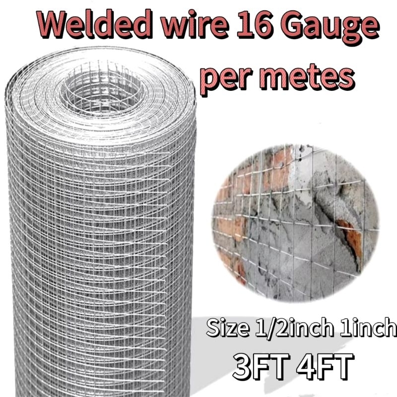 Per 1 Meters/3 Meters GAUGE 16 Welded Wire screen For Rabbit Cage ...