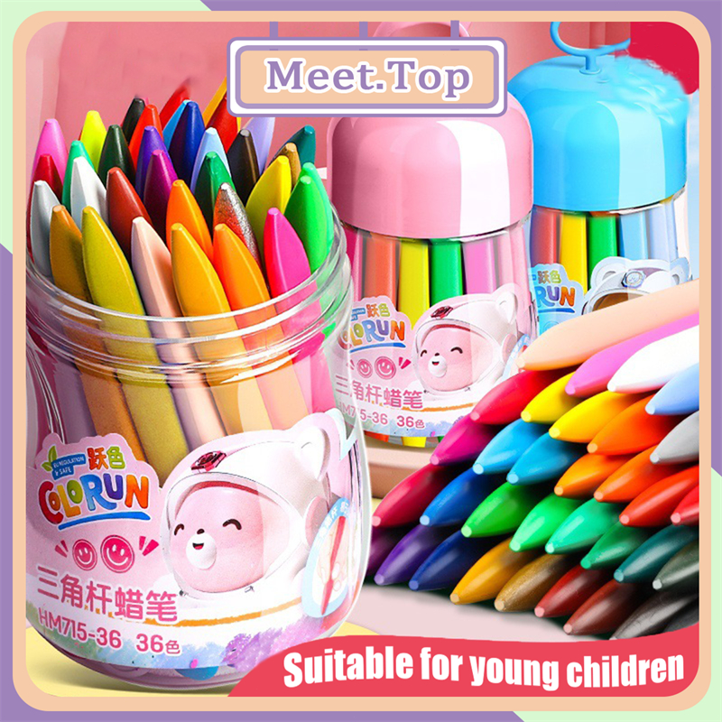 Plastic Crayons Crayons Painting No Dirty Hand Crayons Kids Multicolor ...