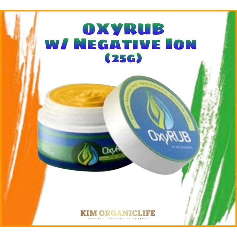 OXYRUB w/ Negative Ion (25g) | Shopee Philippines