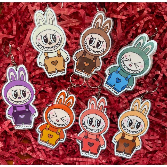 Labubu Keychains | Laminated | Shopee Philippines