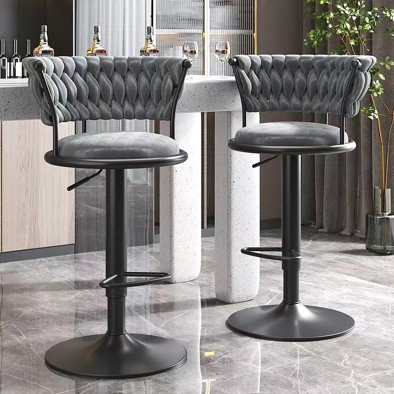 COD Light Luxury Rotating Lifting Bar Chair Liftable Rotating ...
