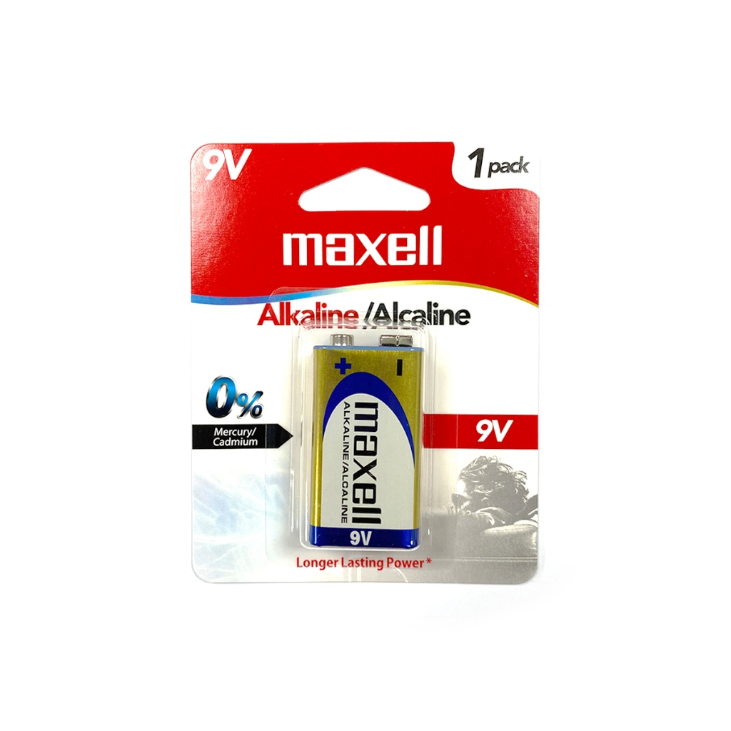 Maxell Alkaline 9 Volts Battery | Shopee Philippines