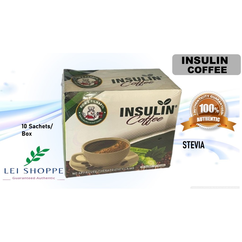 INSULIN COFFEE [Don's Filnafil] 10 Sachets/Box | Shopee Philippines
