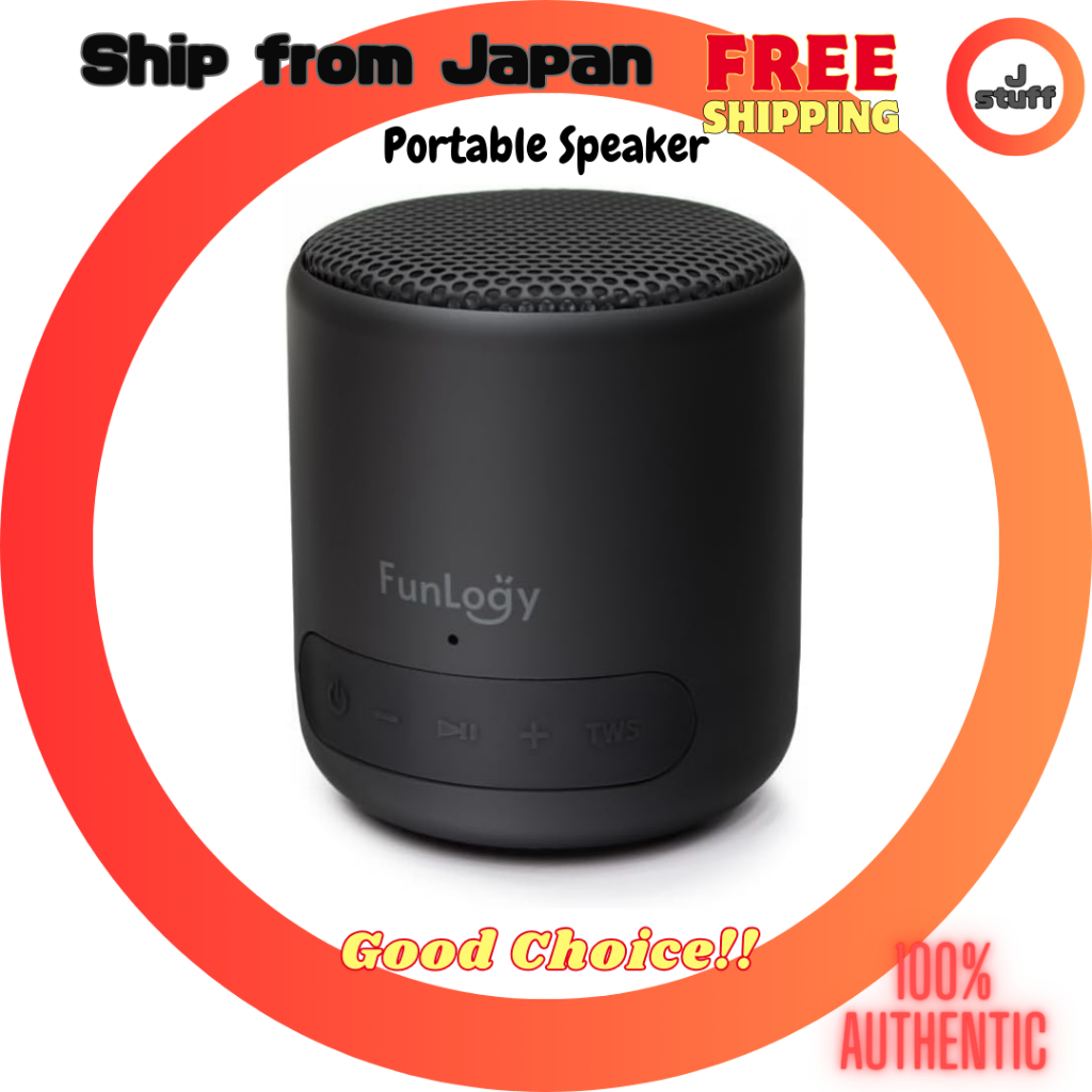 FUNLOGY Portable Mini (Speaker/Portable Speaker) [VGP2024 Award Winner/Waterproof/Small/Type-C ...