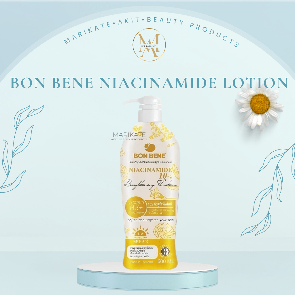 BON BENE 10% NIACINAMIDE Brightening Lotion SPF50++ UV Protection ...