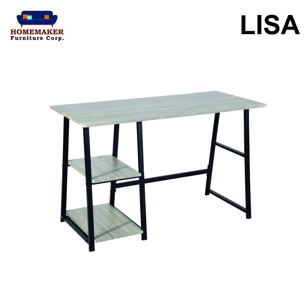 Homemaker Furniture Lisa Computer Desk w/ Shelves | Shopee Philippines