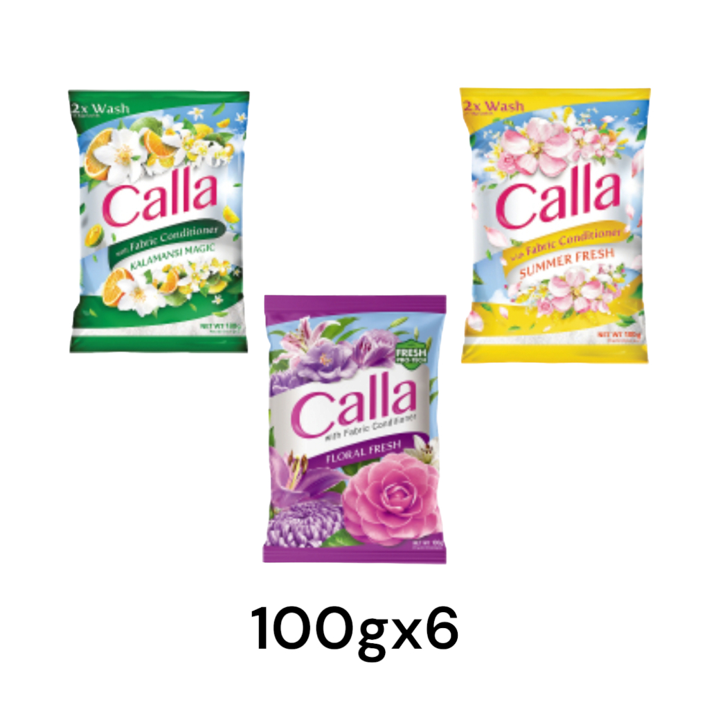 ROS GROCERS CALLA POWDER DETERGENT 100GX6 | Shopee Philippines