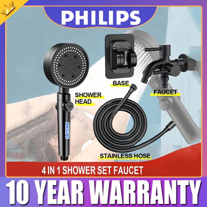 PHILIPS 4 In1 Bath Show Set 5 Gets Pressing The Bathroom Faucet Filter ...