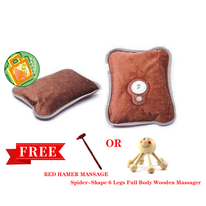 Electric Hot Compress Heat Pack With Free Red Wooden Hammer Massager or ...
