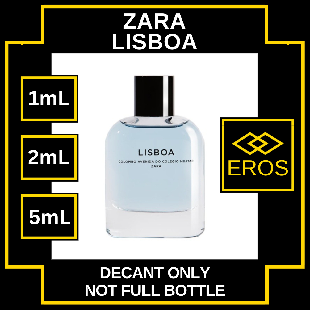 Zara Lisboa 1mL 2mL 5mL DECANT perfume sample vial repacked EROS PH ...