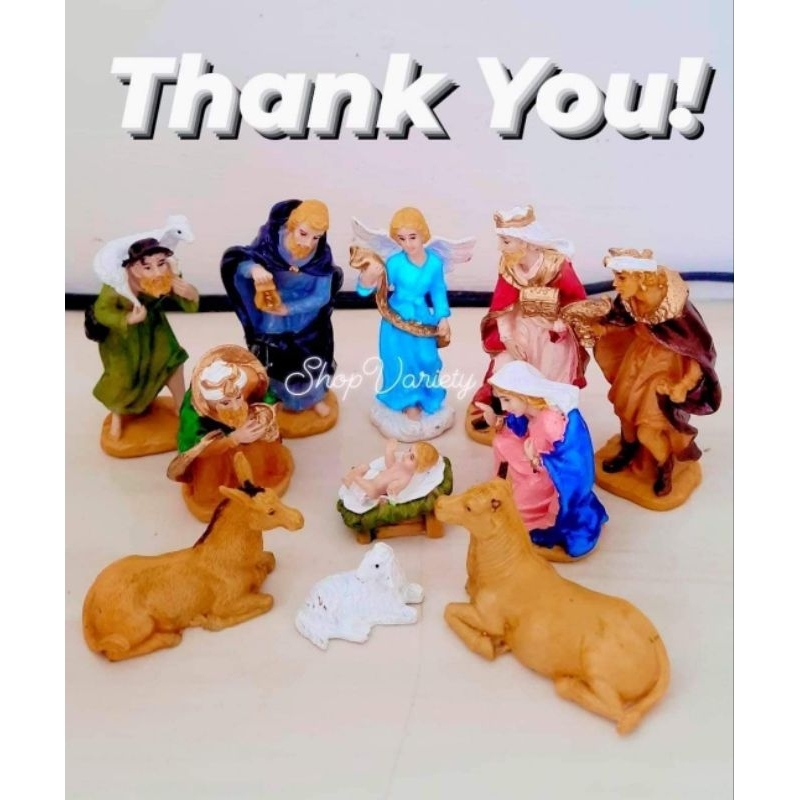 NATIVITY SET CHRISTMAS 11pcs | Shopee Philippines