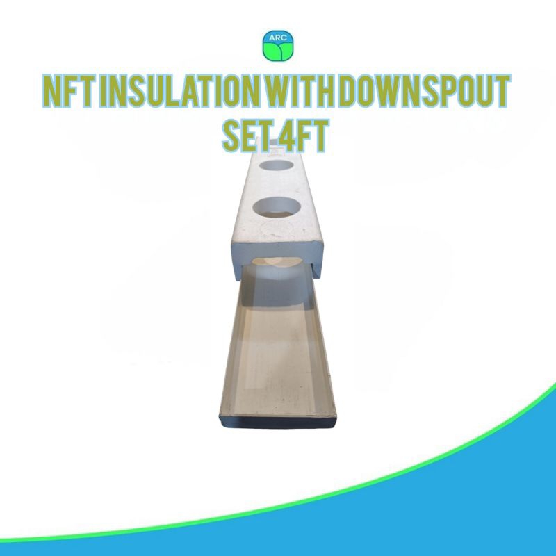 Hydroponics Nft Downspout 2.5 inches x 4 inches x 4ft (HxWxL) | Shopee ...