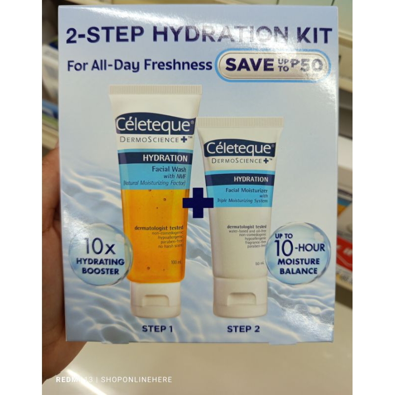 Celeteque 2 Steps Hydration Kit - Facial Wash 100mL + Facial ...