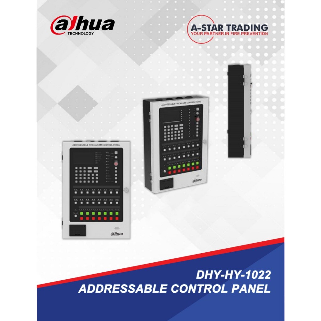 ADDRESSABLE FIRE ALARM CONTROL PANEL DHI-HY-1022 - DAHUA BRAND | Shopee ...