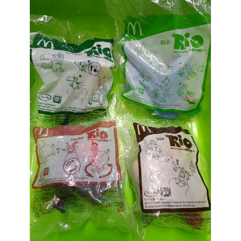 McDonald's Happy Meal Toys- Rio | Shopee Philippines