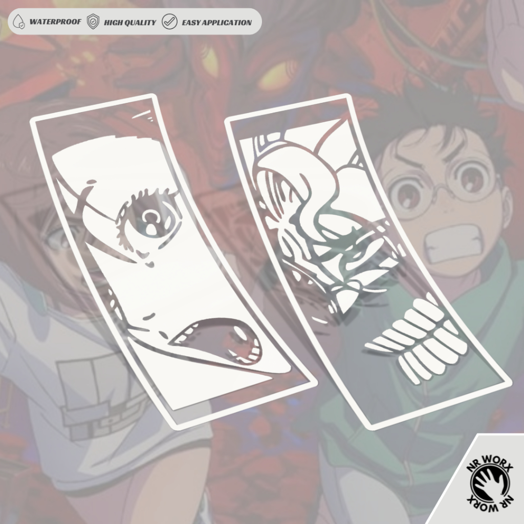 Dandadan Characters Portrait Vinyl Decal Anime Sticker NR Worx | Shopee ...