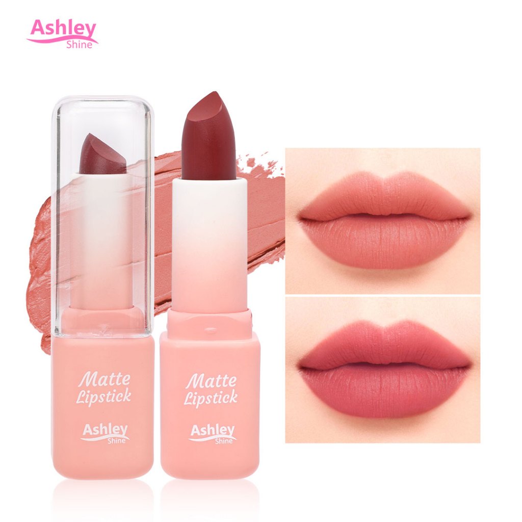 Ashley Shine Matte Lipstick High Pigmented 24H Long Lasting Lip ...