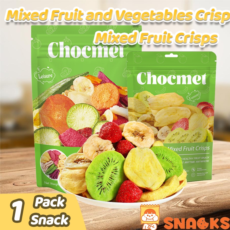 YUMMY Chocmet Mixed 12 in 1 Fruit and Vegetables Crisps 125g Mixed ...