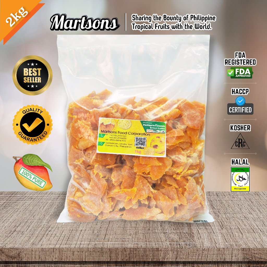 Dried Mango Chips (2kg) | Shopee Philippines