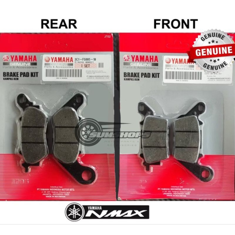 Yamaha Nmax V1,V2 Disc BrakePads Genuine Parts | Shopee Philippines