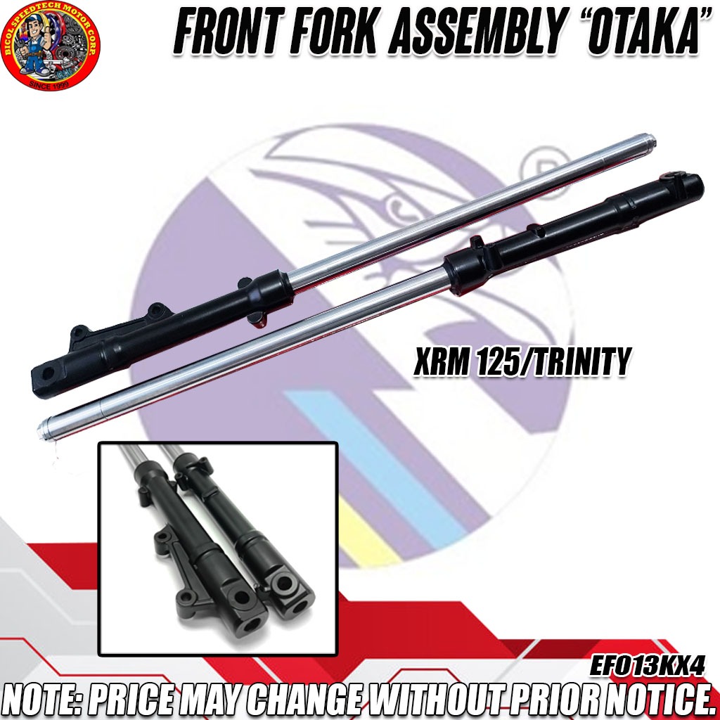 XRM 125 TRINITY FRONT FORK ASSEMBLY OTAKA (EF013KX4) | Shopee Philippines