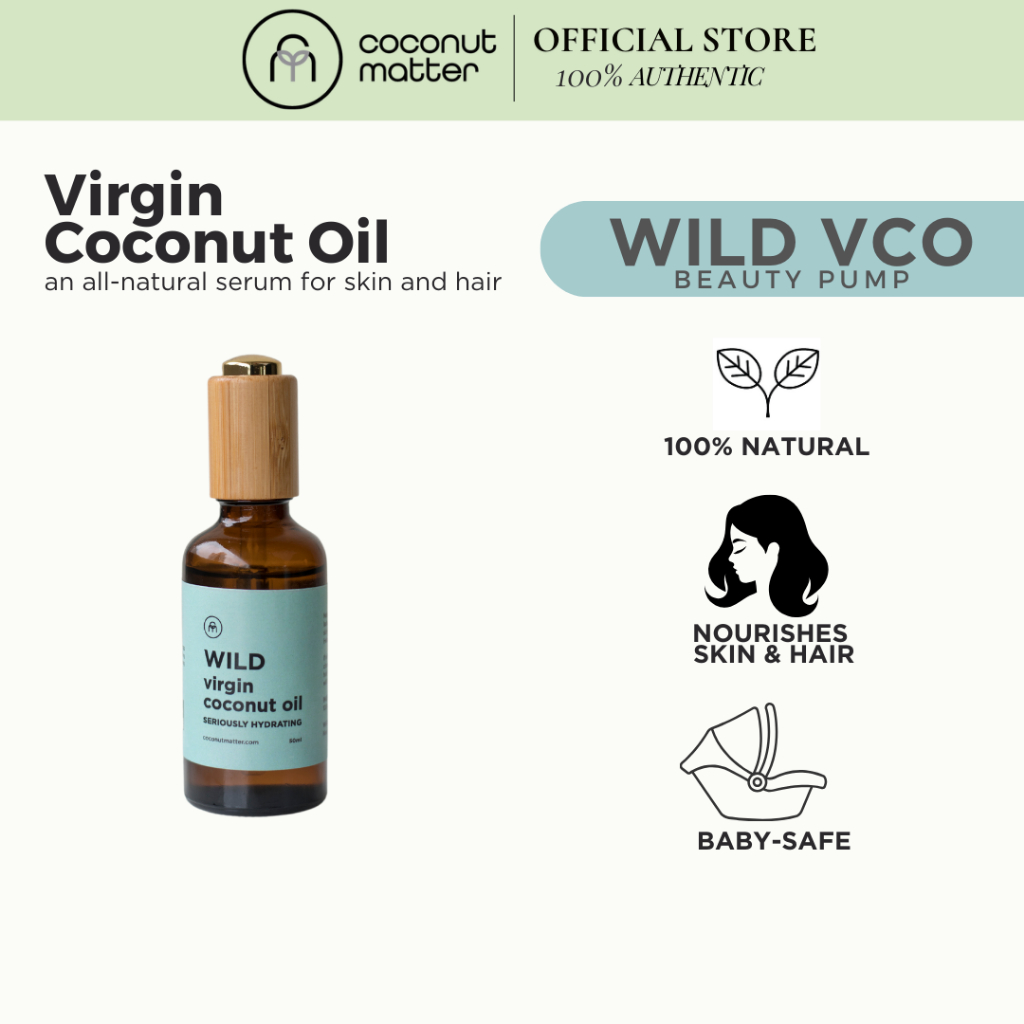 Coconut Matter Oil Wild Beauty Pump 50ml | Shopee Philippines
