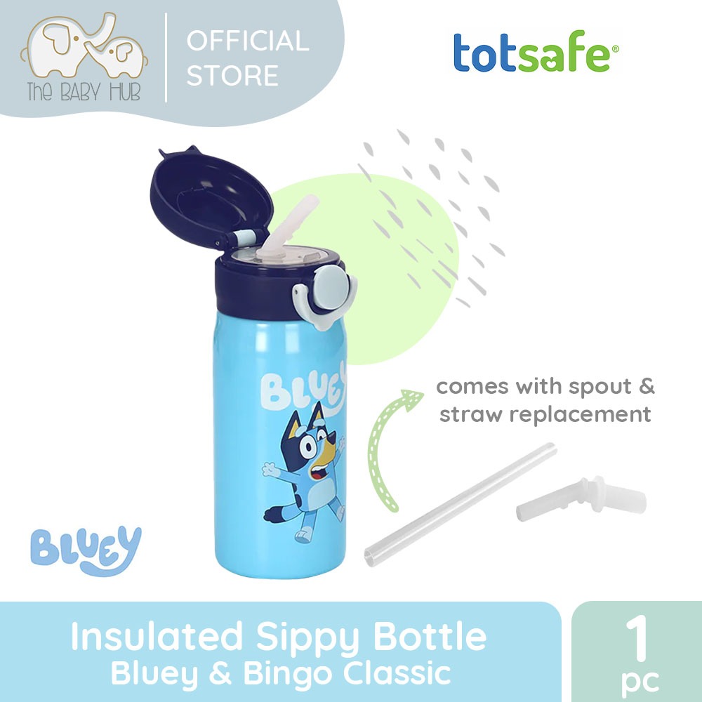 Totsafe Bluey Kids Stainless Steel Insulated Sippy Bottle | Shopee ...