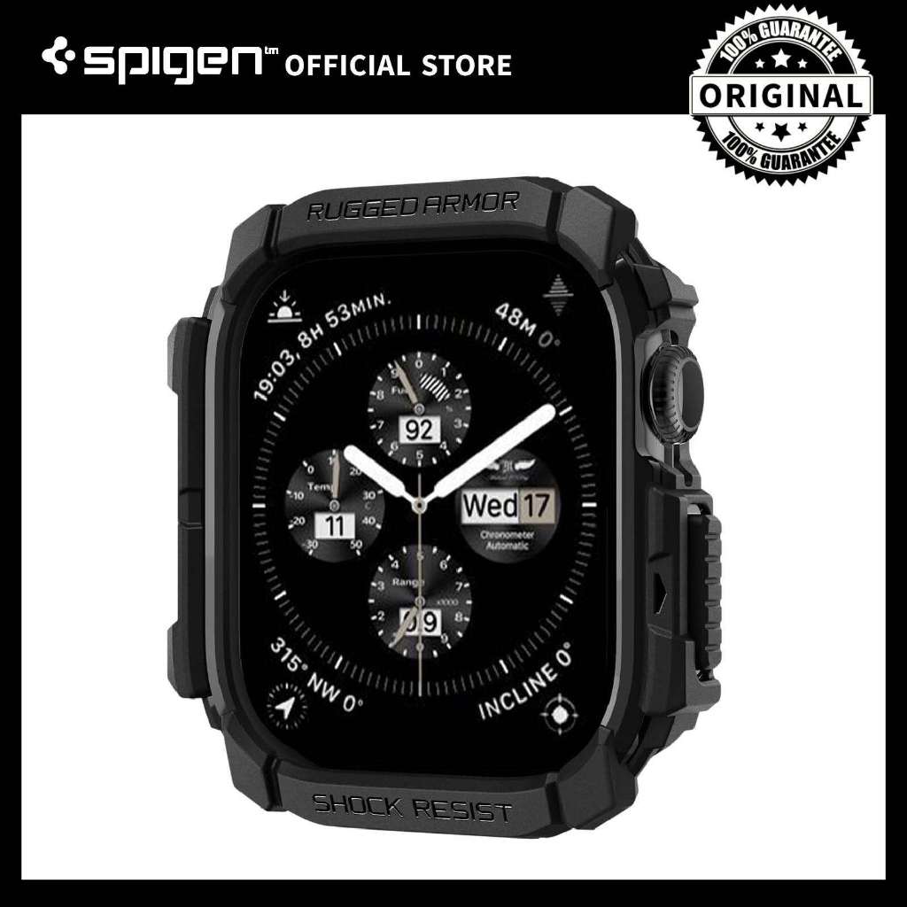 Spigen Apple Watch 10 (46mm) Case Rugged Armor | Shopee Philippines