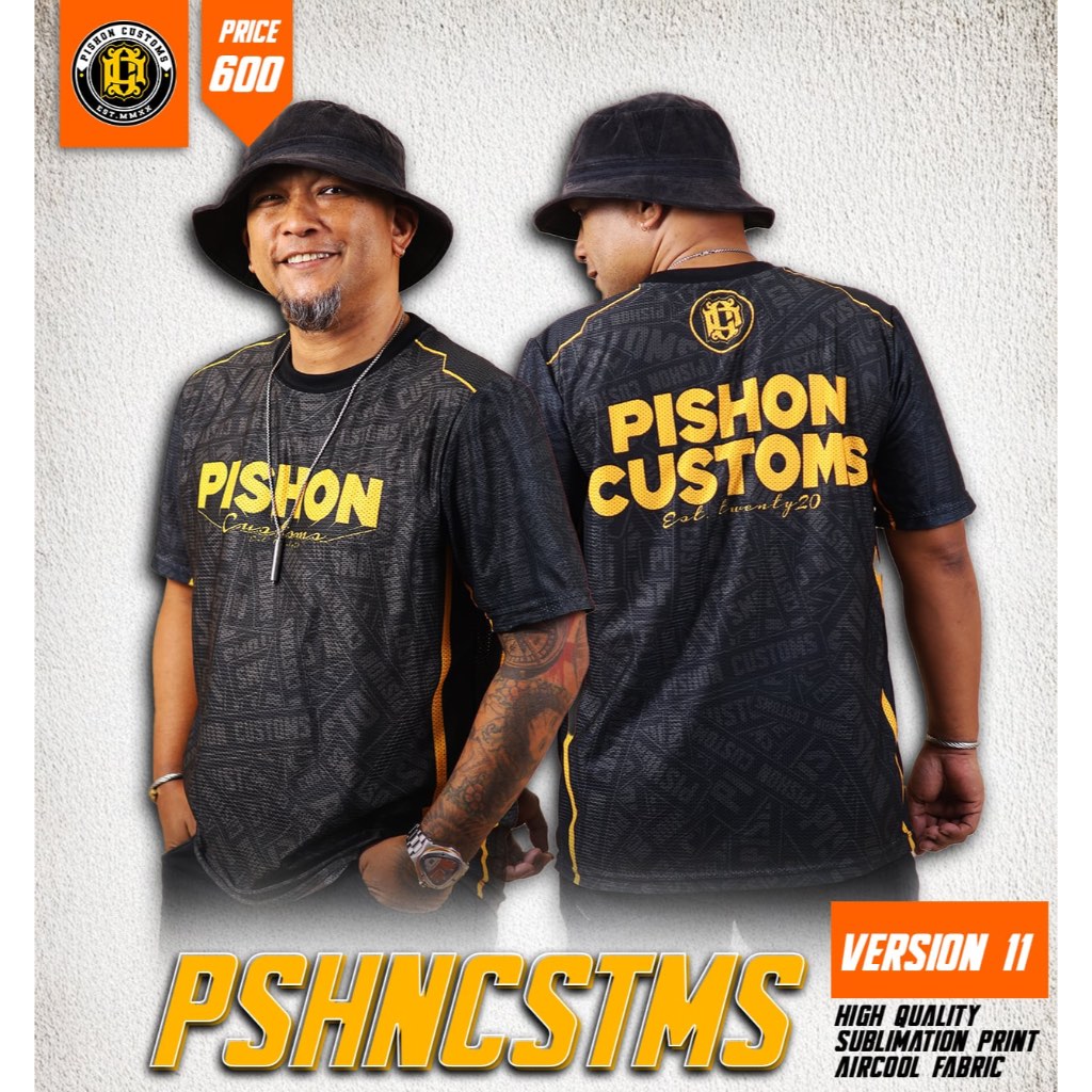 PISHON CUSTOMS Aircool V.11 Full Sublimation Shirt | Shopee Philippines