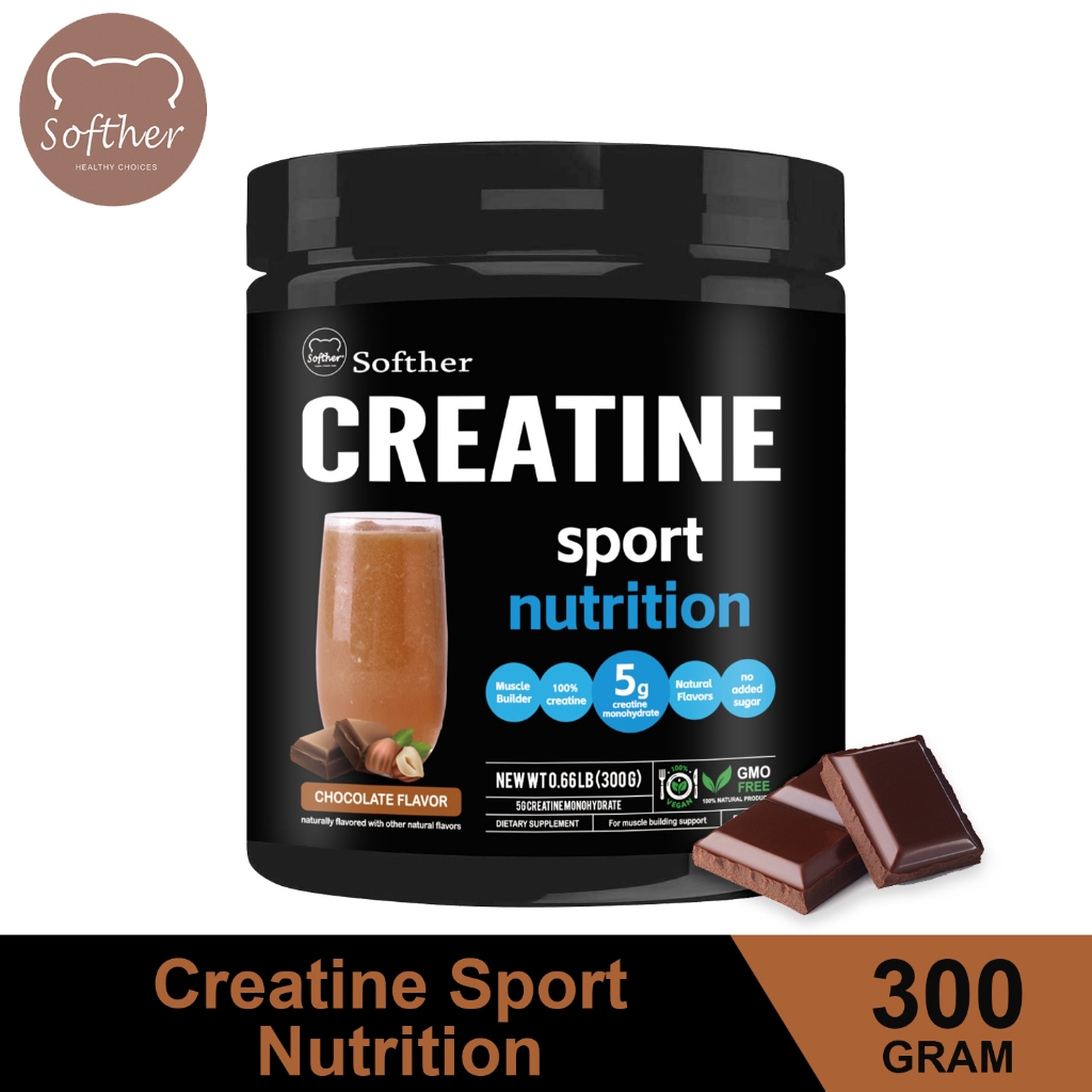 SOFTHER Creatine Monohydrate Powder Workout Creatine Supplement for ...