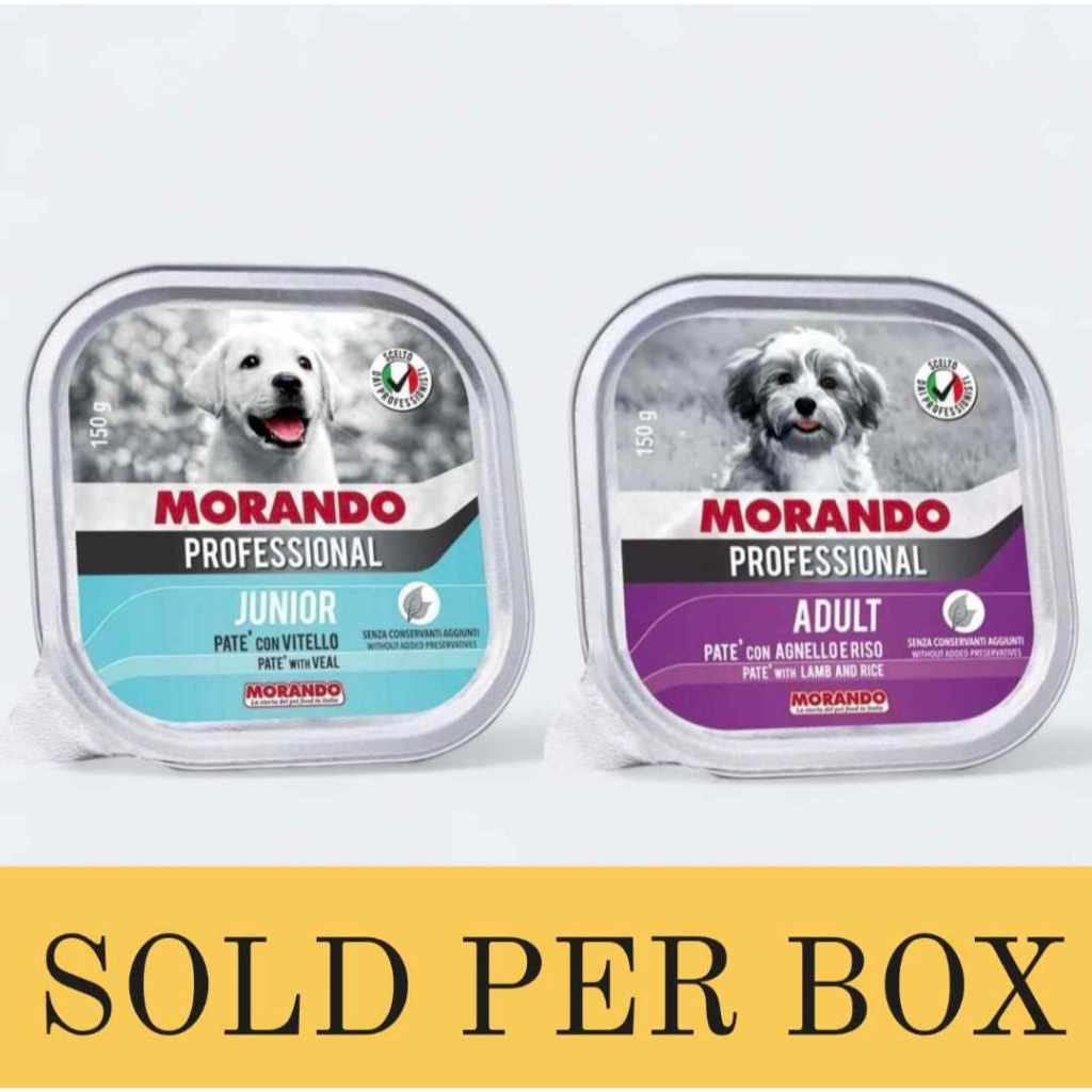Morando Professional Adult & Junior Pate Wet Food 150g - High Protein ...
