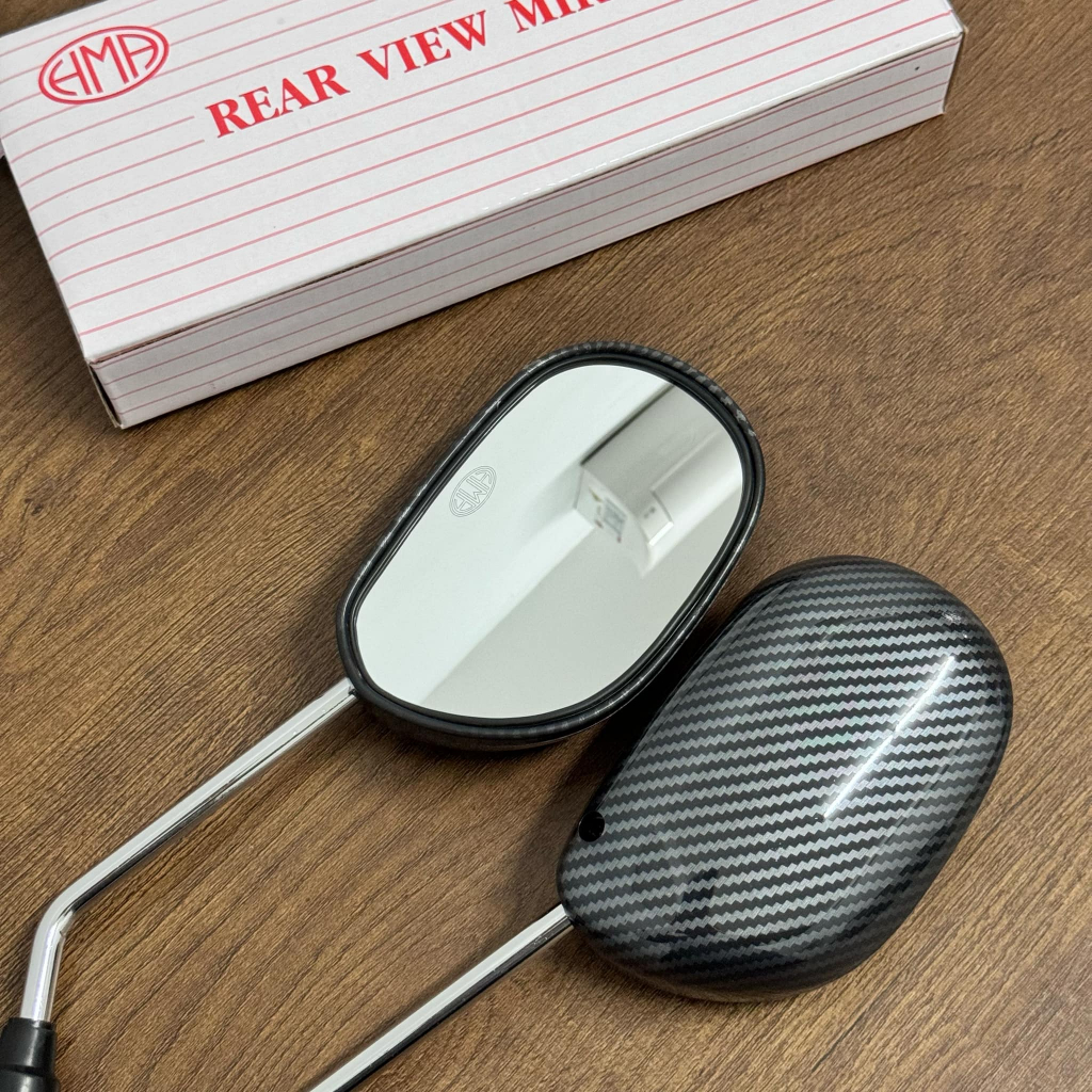 HMA CARBON SIDE MIRROR FOR HONDA AND YAMAHA | Shopee Philippines